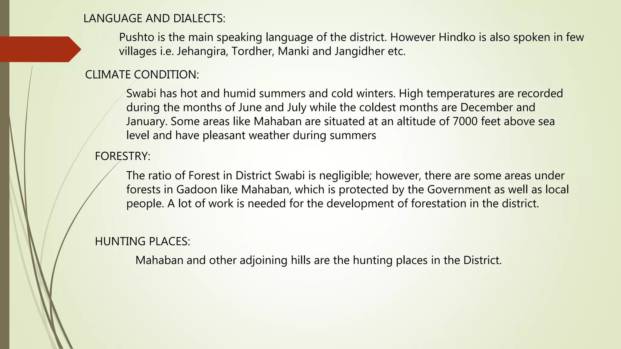Swabi district | PPTX