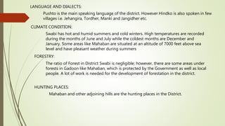 Swabi district | PPTX