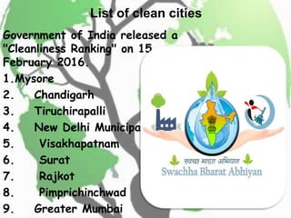 Swachh bharat abhiyan | PPTX