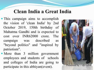Swachh bharat abhiyan | PPTX
