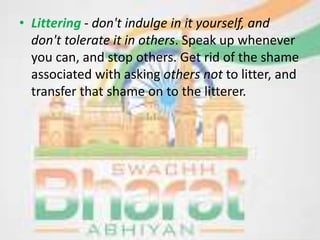 Swachh bharath | PPTX