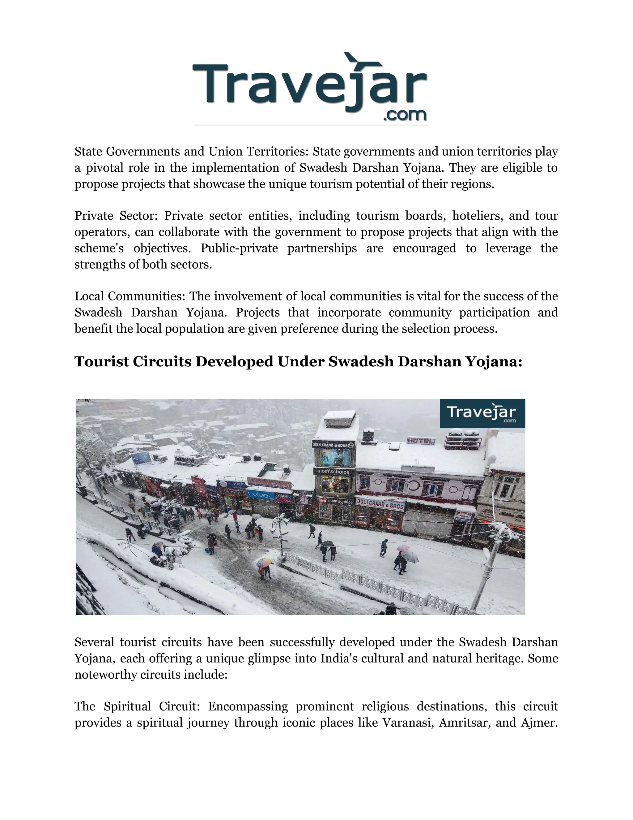 Swadesh Darshan Yojana_ Fostering Tourism Through Cultural Exploration ...