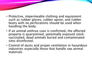 anthrax virus | PPTX