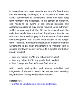 Swadharma and Paradharma | PDF