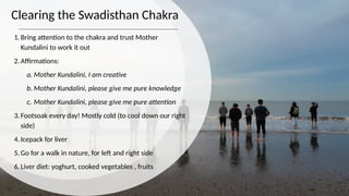 Svadisthana chakra presentation beginners | PPTX