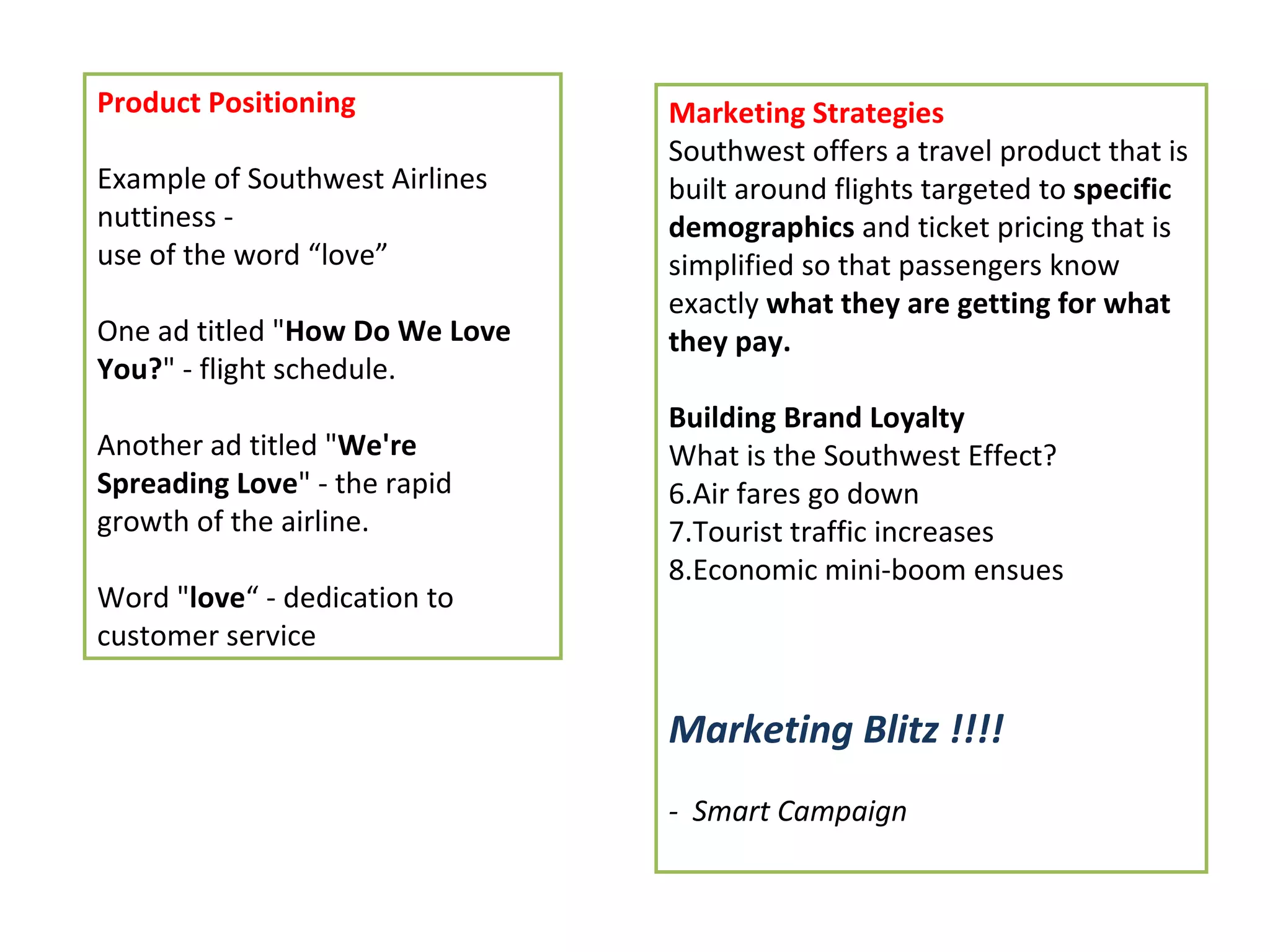 Southwest Airlines : Case Study | PPS