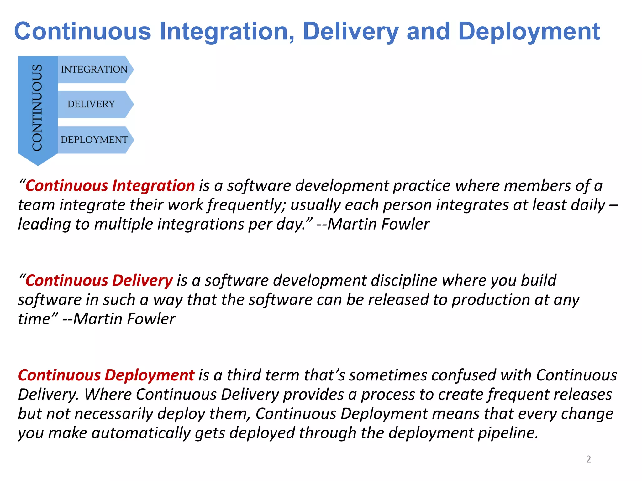 Anatomy of a Continuous Integration and Delivery (CICD) Pipeline | PDF