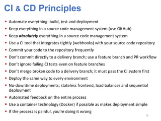 Anatomy of a Continuous Integration and Delivery (CICD) Pipeline | PDF