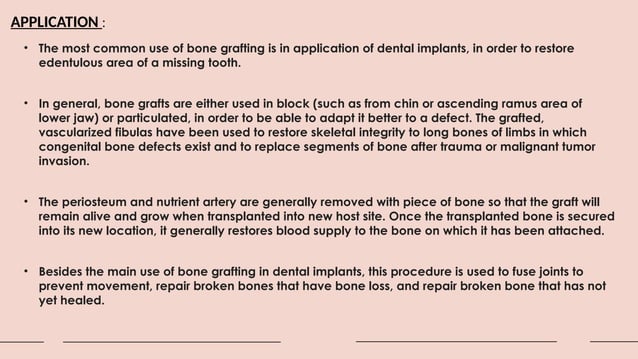 swagatam oral surgery bone graft djlkjsdlfjljl | PPT