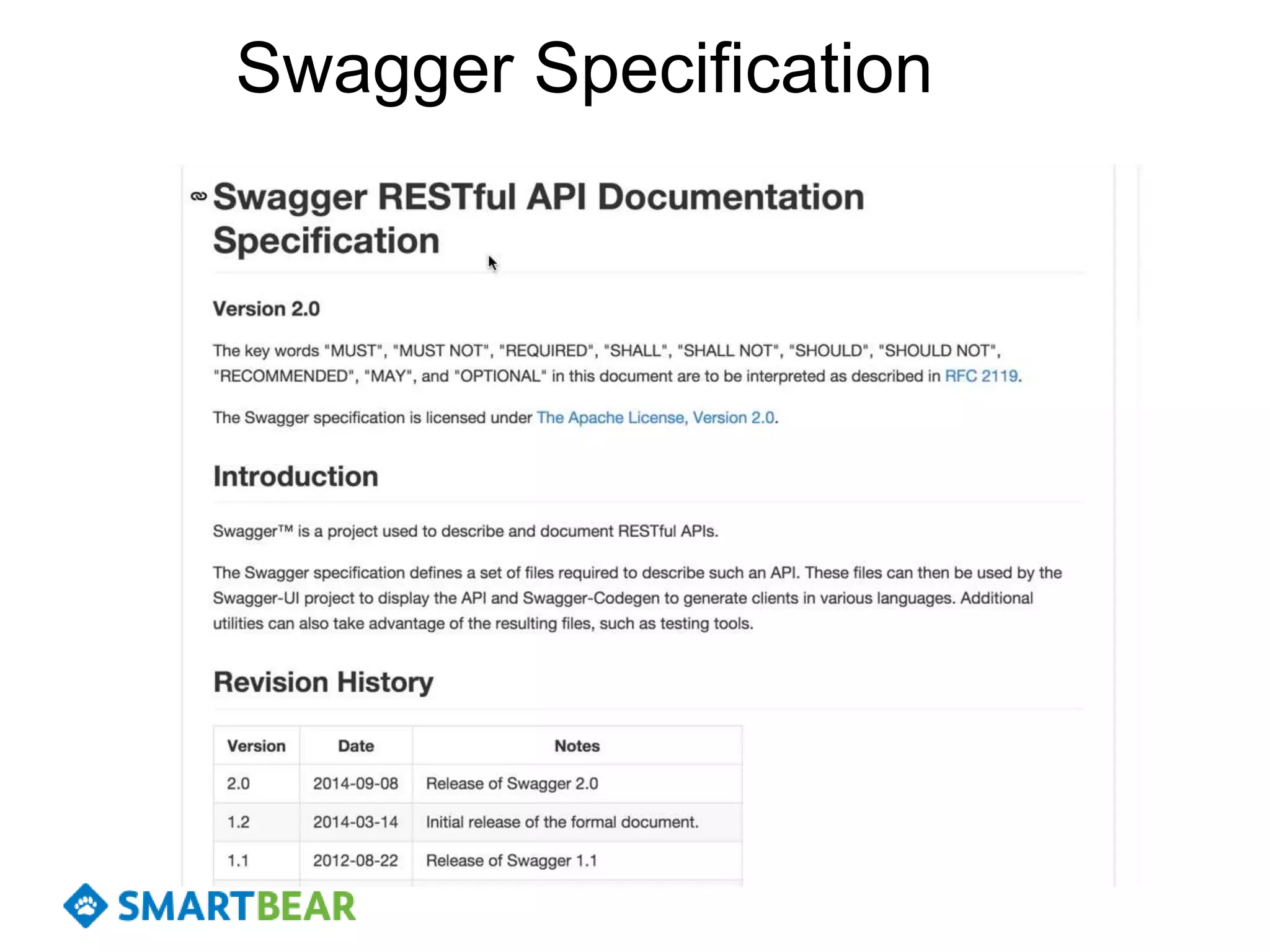 Swagger in the API Lifecycle | PPTX