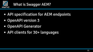 Swagger AEM - An OpenAPI Specification for AEM | PDF