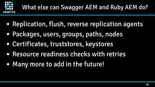 Swagger AEM - An OpenAPI Specification for AEM | PDF