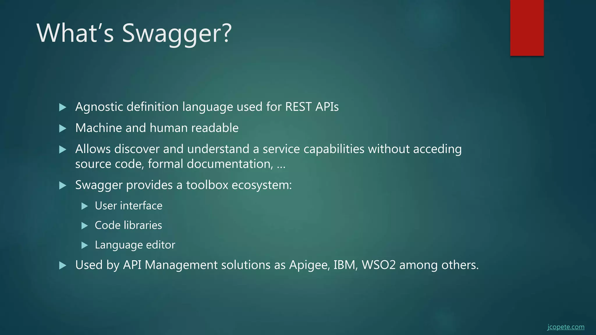 Build Swagger definition - Sample | PPTX | Programming Languages | Computing