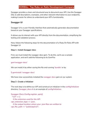 Swagger Rails: The Right Guide For You.. | PDF