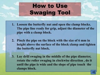 Swaging tools | PPTX