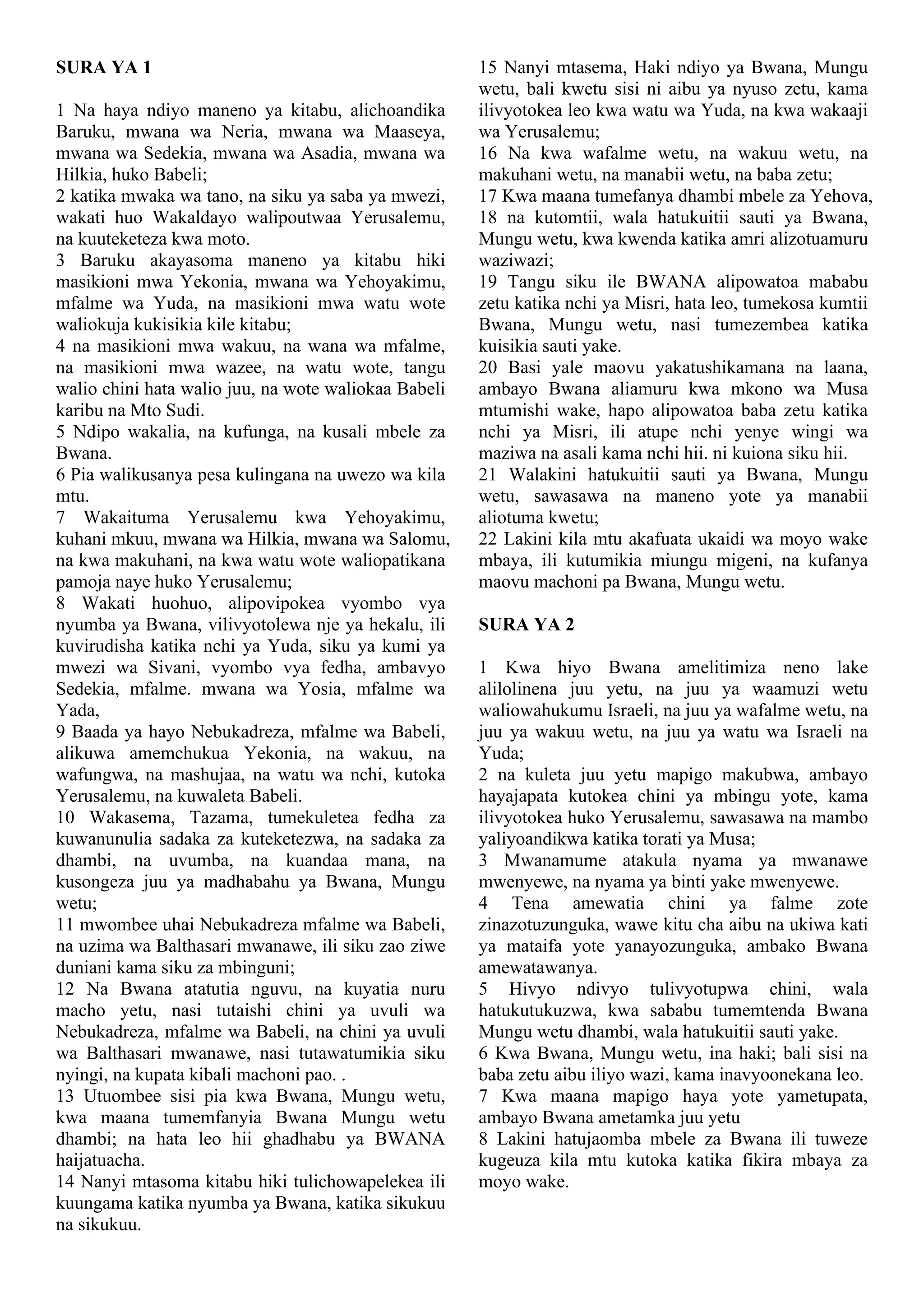 Swahili - Book of Baruch.pdf