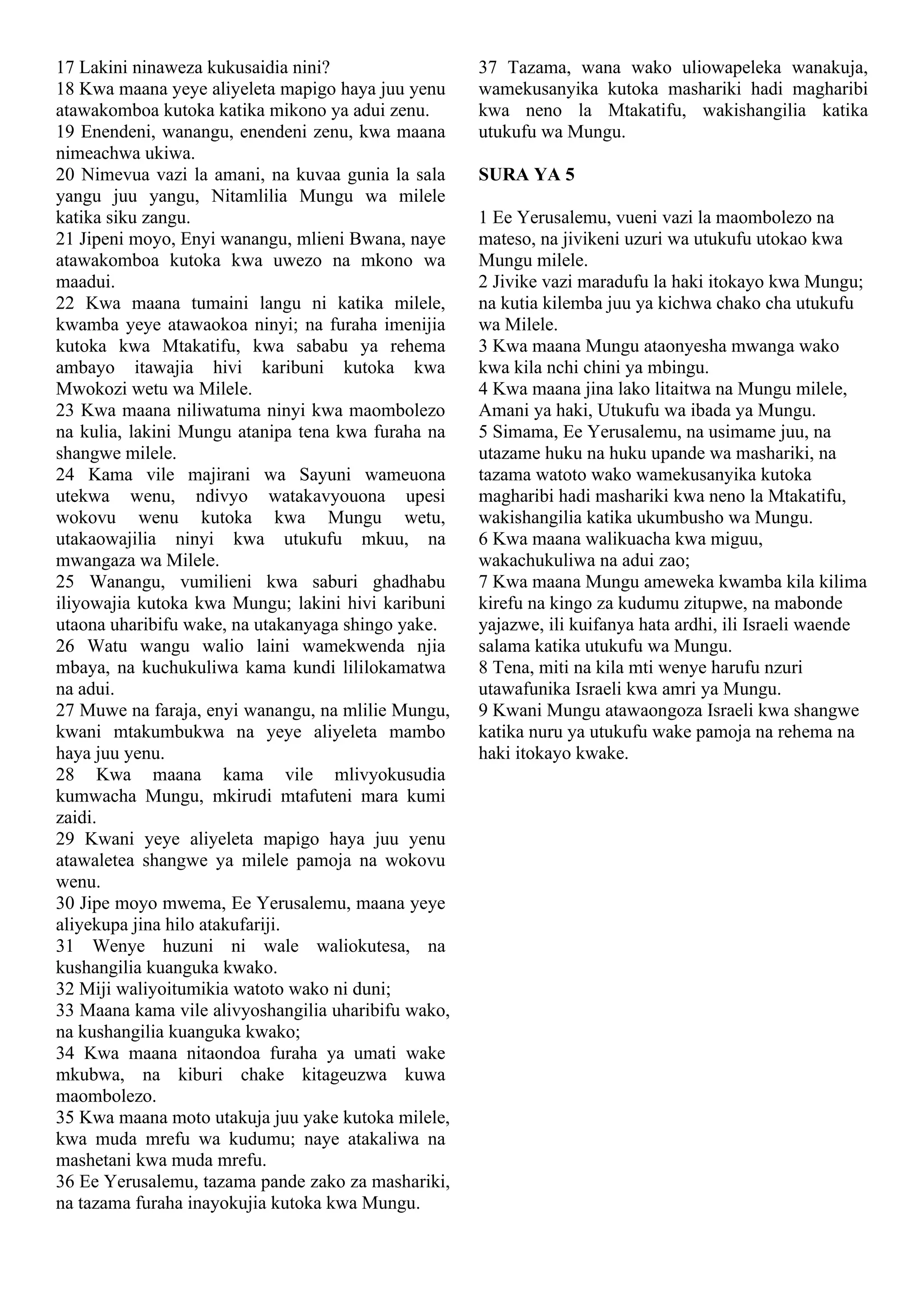 Swahili - Book of Baruch.pdf