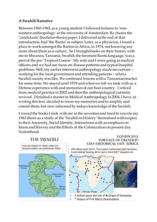 Swahili Narrative | DOCX