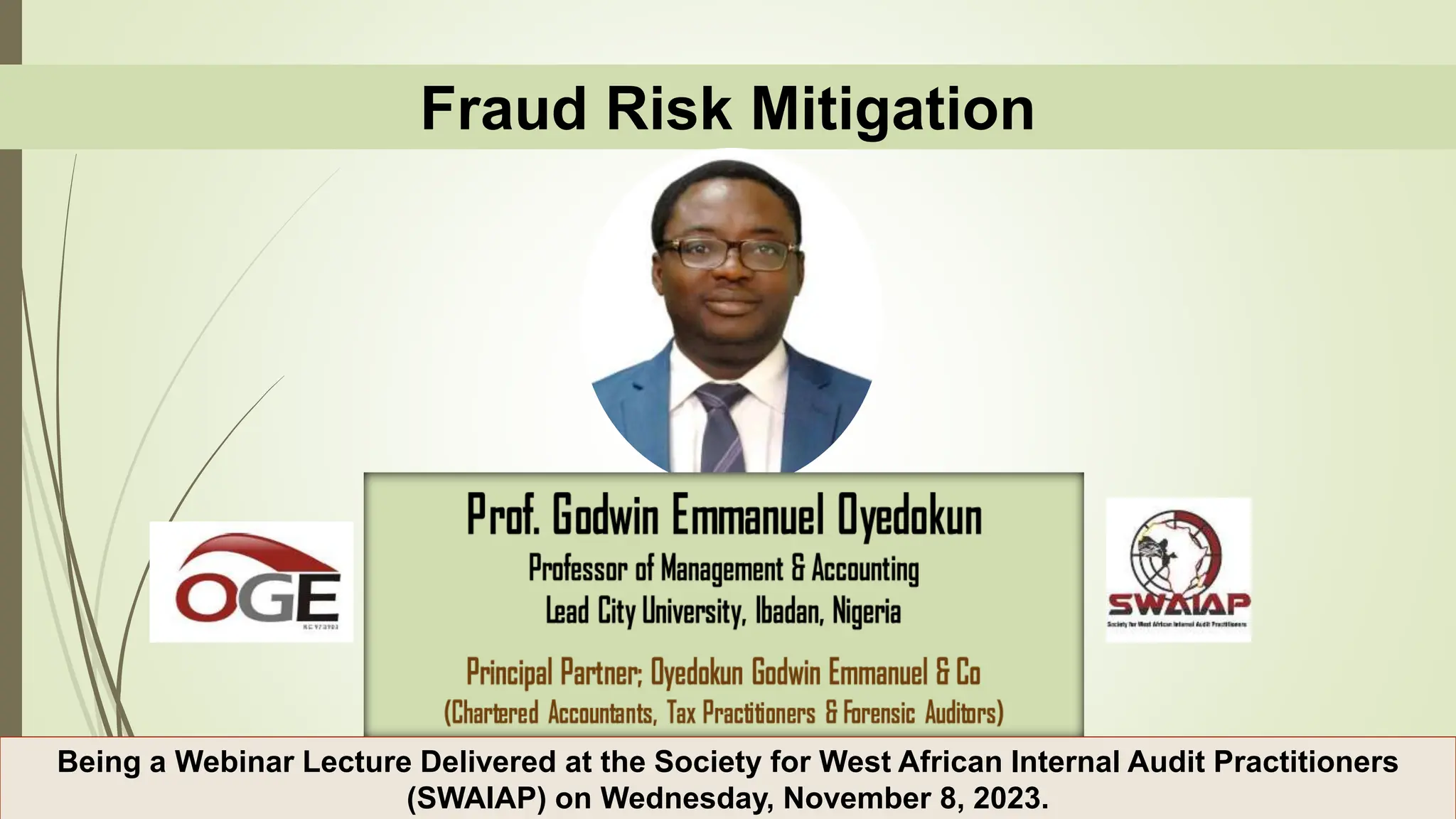 SWAIAP Fraud Risk Mitigation Prof Oyedokun.pptx