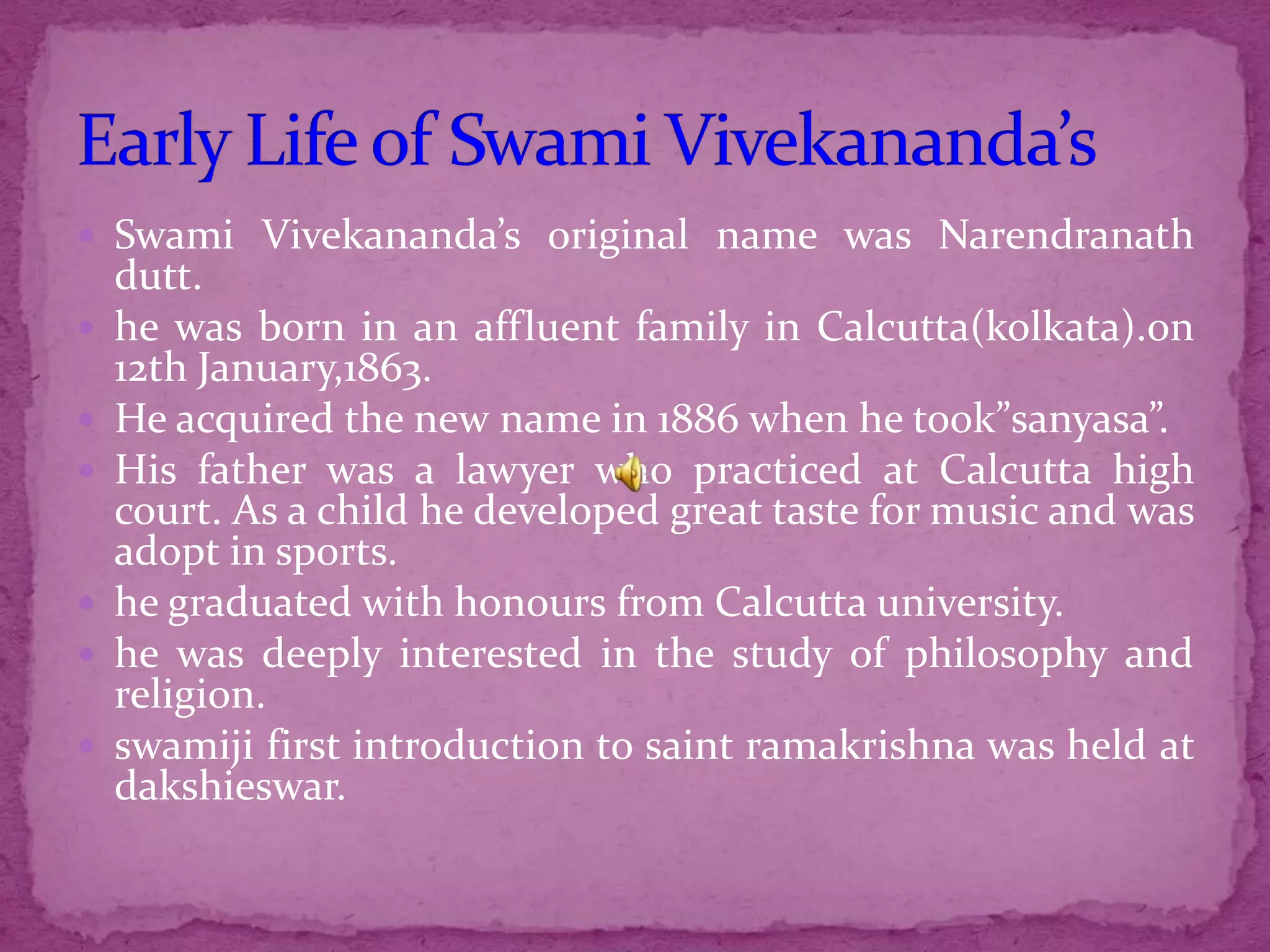 EDUCATIONAL THINKERS & CONTRIBUTION Swami vivekananda | PPTX