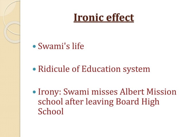 Swami and friends | PPTX