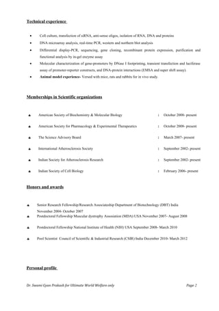 Dr. Swami Gyan Prakash | DOC