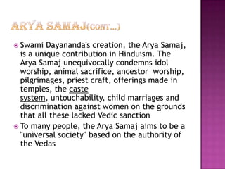 Swami dayananda saraswati | PPTX