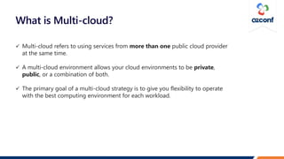 Architecting multi-cloud ready applications | PPTX