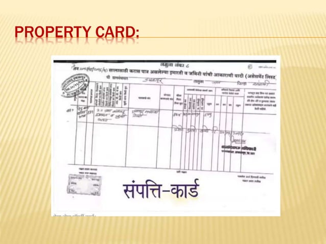 Swamitva yojna or Property card | PPTX