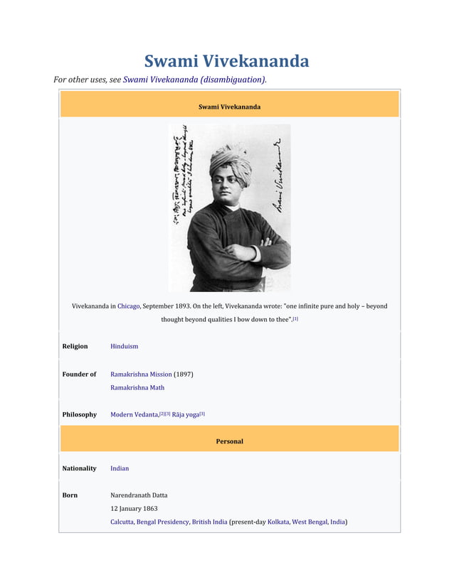 Swamivivek | PDF