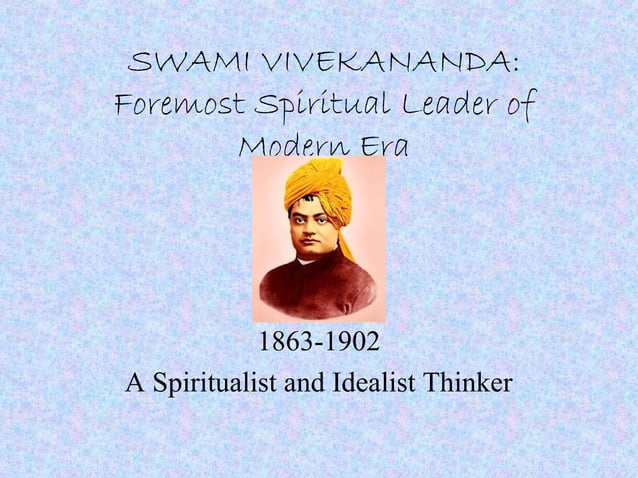 Swami vivekananda: Life and Philosophy | PPT | Hinduism | Religion ...