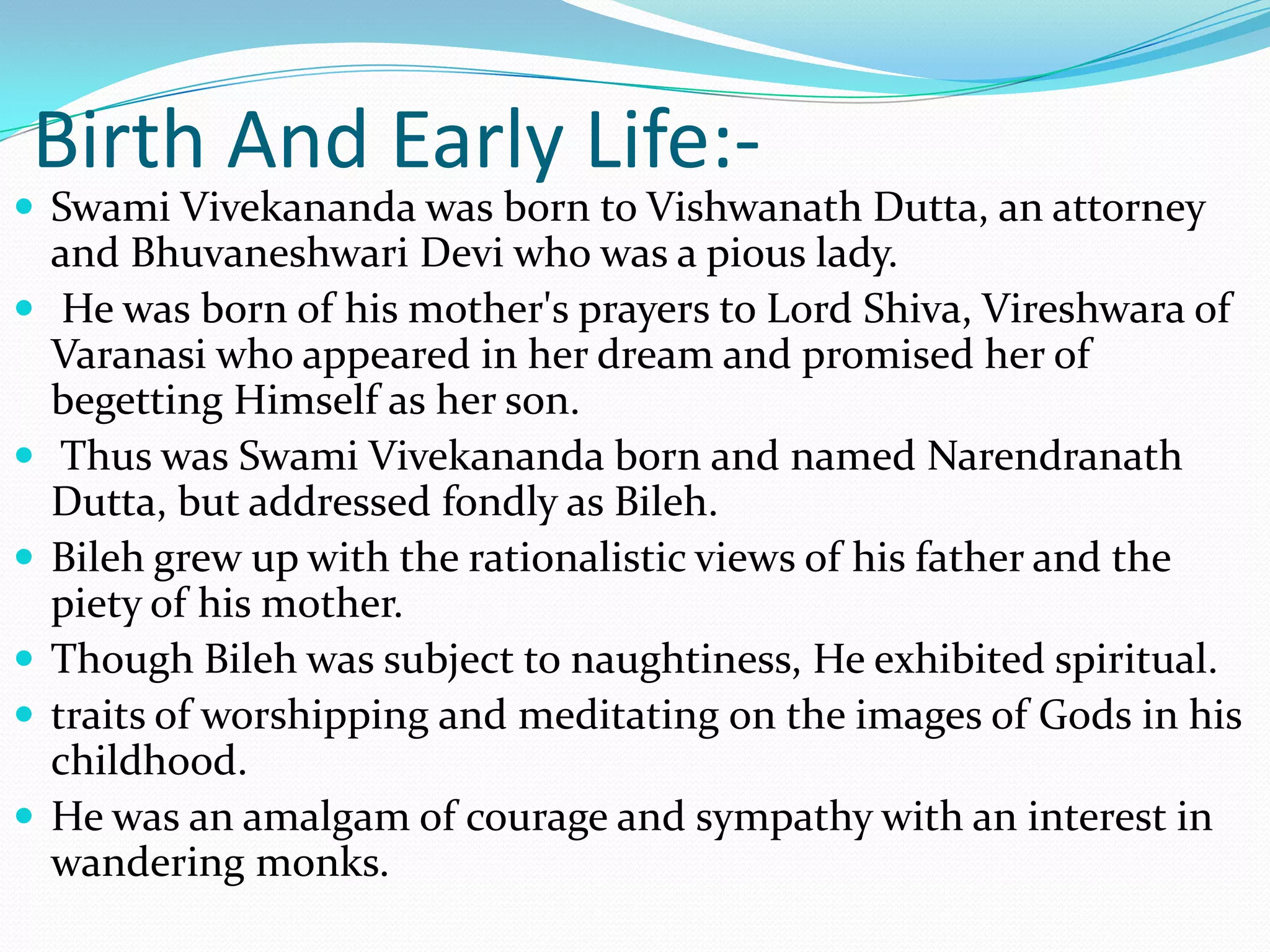 Swami Vivekananda | PPTX
