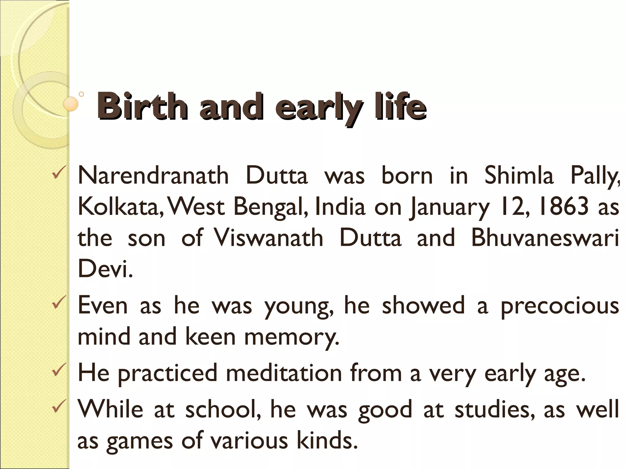Swami vivekananda | PPT