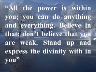 Quotes of Swami Vivekananda | PPT