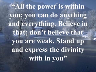 Swami vivekananda s quotes | PPT