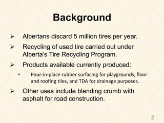 Implications of using Tire-derived Aggregate for Landfill Leachate ...