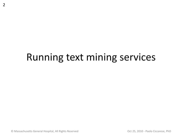 Swan Annotation Tool - Text Mining | PPT