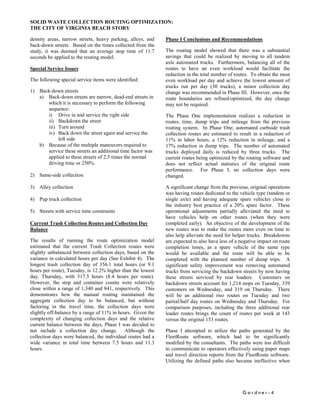 Solid waste collection routing optimization: The city of Virginia beach ...