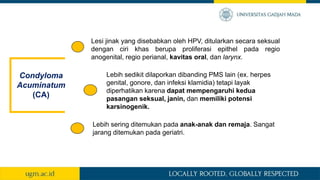 Oral Condyloma Acuminatum | PPTX