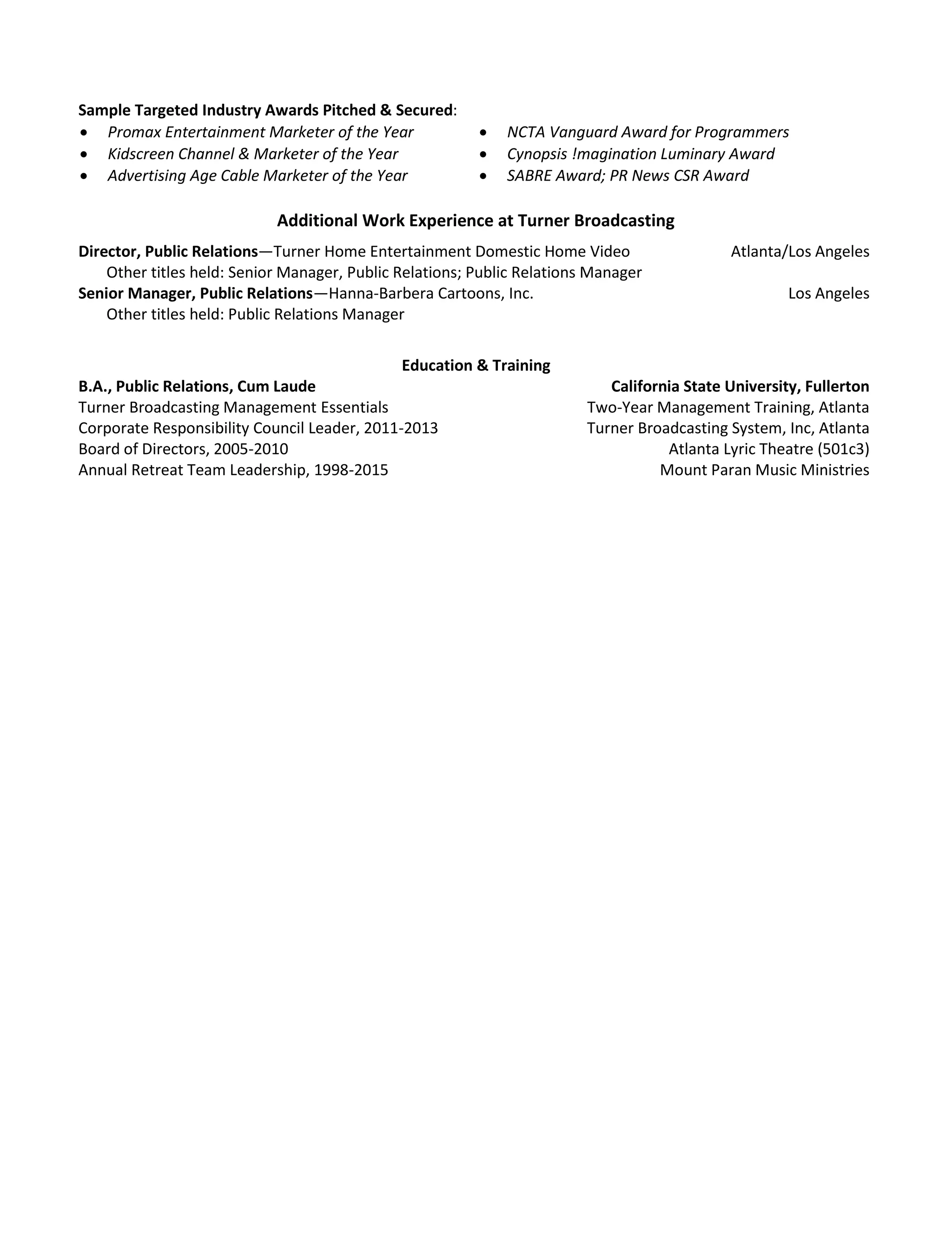 Swaney Resume February 2016 | PDF
