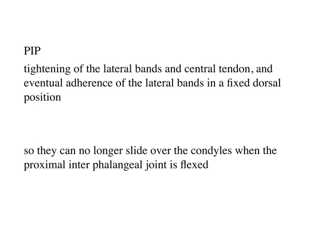 Swan neck deformity and hand surgery | PPT