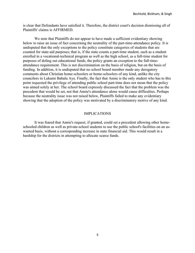 Swanson Vs Guthrie | DOC