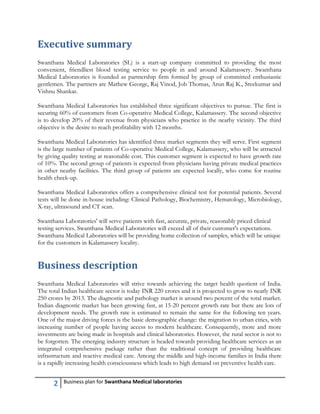 Business plan for medical lab | DOCX