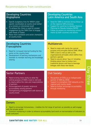 SWA Partnership Meeting 2013 report | PDF