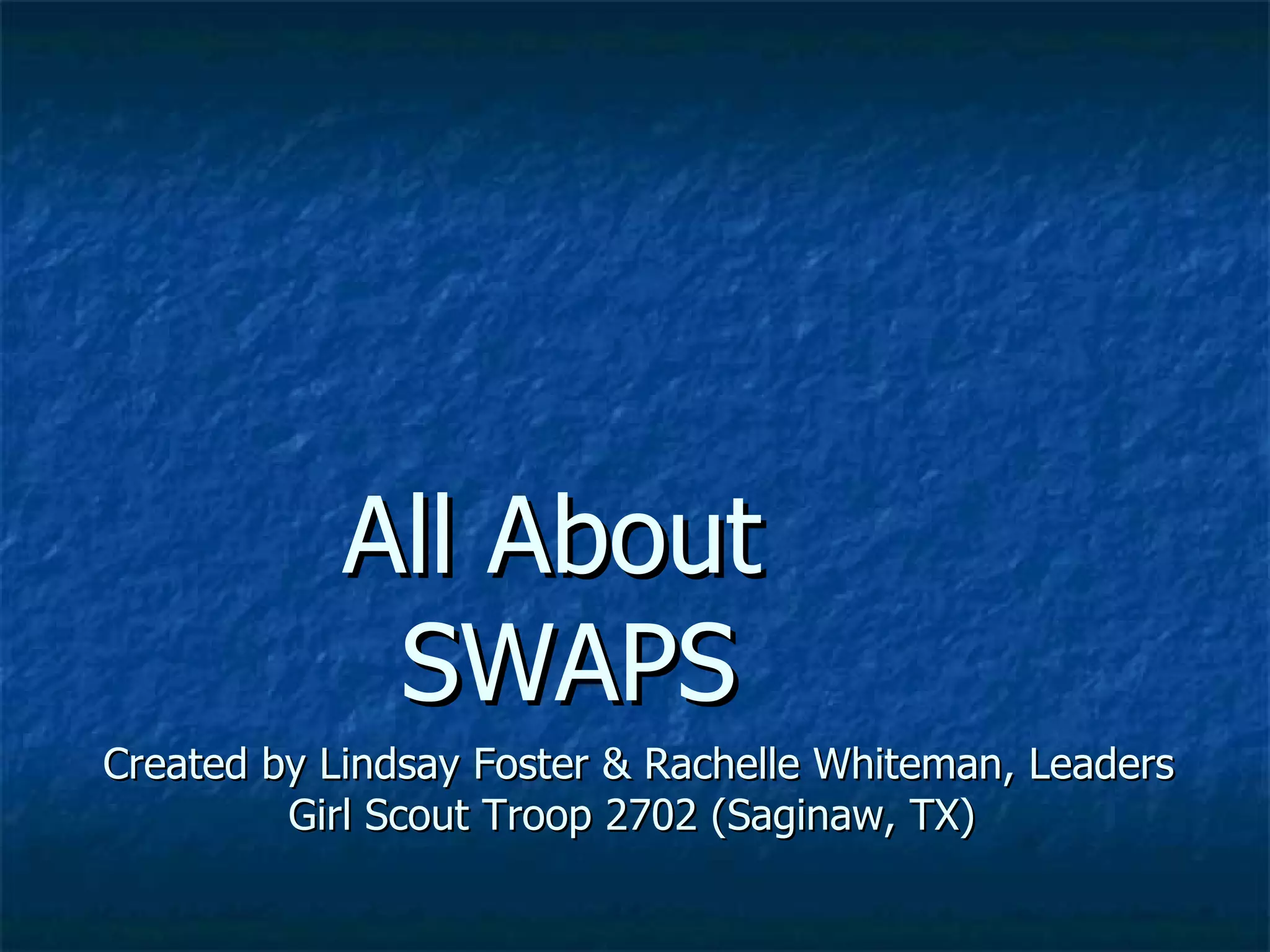 SWAP Badge Class | PPT