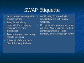 SWAP Badge Class | PPT