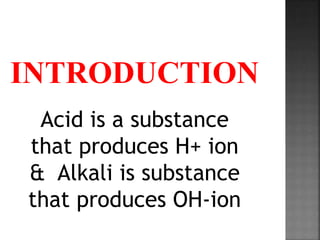 Acid & Alkali | PPT