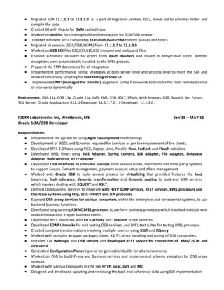 Oracle soa/Fusion developer | DOC | Programming Languages | Computing