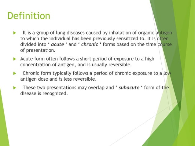 farmer's lung disease | PPTX