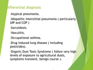 farmer's lung disease | PPTX